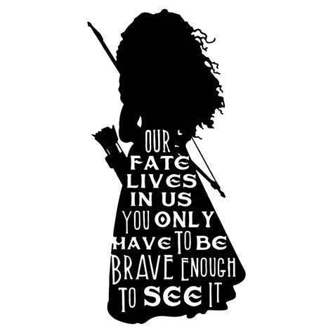 Brave Disney Quotes 7 Brave Merida Quote Vinyl Decal Sticker Car