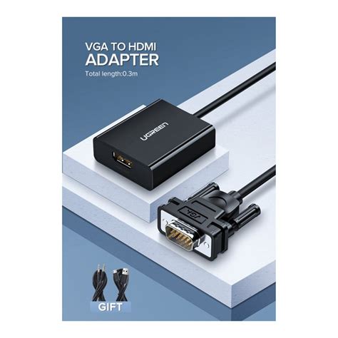 UGREEN VGA To HDMI Adapter Cable With 3 5mm Audio In Lebanon With Warranty Phonefinity