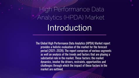 Ppt High Performance Data Analytics Hpda Market Size And Forecast