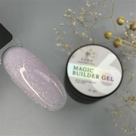 Камуфлирующий Моделирующий Гель с Шиммером Saga Builder Gel Magic №6 ...