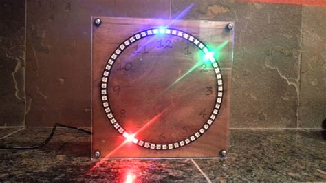 60 Pixel Neopixel Clock Youtube