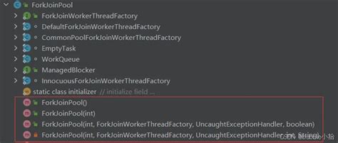 Java线程池forkjoinpool原理分析 Csdn博客