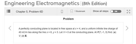 Solved Engineering Electromagnetics 8th Edition Chapter