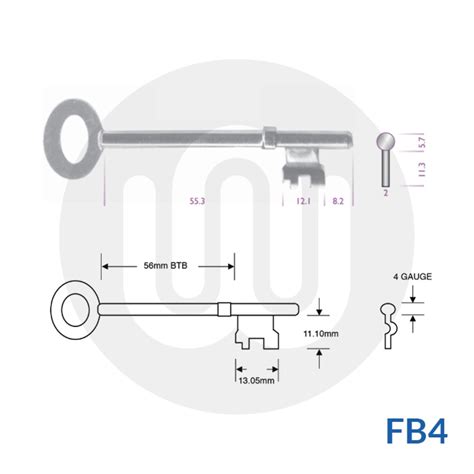 Pre Cut Fb1 Fb2 Fb4 Key To Suit Fire Brigade Locks