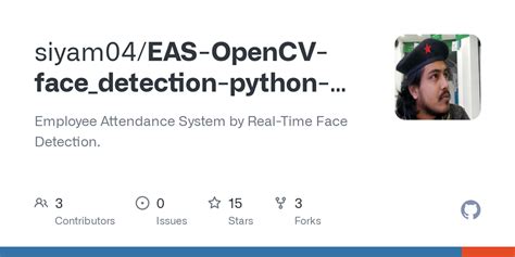 Github Siyam04eas Opencv Facedetection Python Django Employee