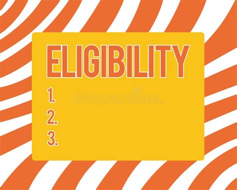 Eligibility Meaning