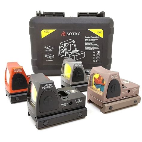 Tactical Mini Rmr Red Dot Sight Airsoft Hunting Riflescope Sight Scope Fit Weaver Rail For