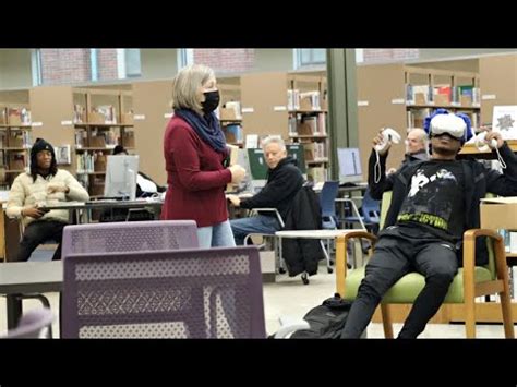 Inappropriate VR In The Library Prank YouTube