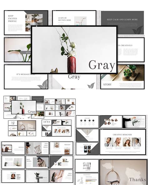 Gray Google Slides 91104 TemplateMonster