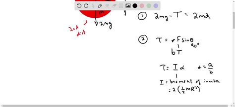 solved a yo yo is made from two uniform disks each with mass m and