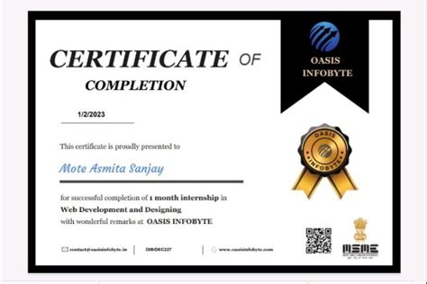 asmita mote on linkedin oasisinfobyte internship webdevelopment html css javascript