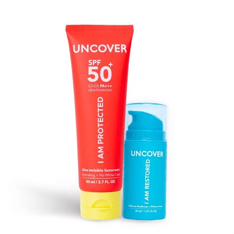 Uncover Restore And Protection Duo Everyday Skincare Made Simple