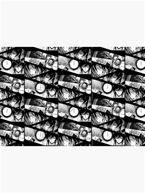 Lelouch Lamperouge Code Geass Kodo Giasu Manga Panel Design Mask By Animedesignshop Redbubble