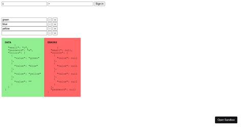Felte Demo Forked Codesandbox