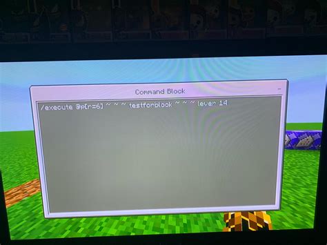 Someone Tell Me How To Make It So It Testfor The Level Within A Radius Of 6 From Me And Not From