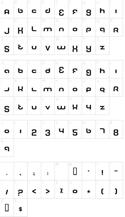 Tech Font Font Details
