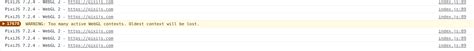 bug creating multiple pixi application without removing old instances