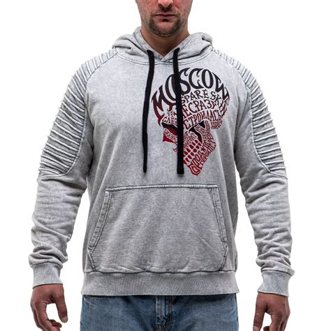 Свитшот Moscow - SpareSkin. Брутальная одежда с принтами.