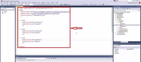 Create Toolbar Menu Items In Xamarinandroid Using Visual Studio