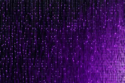 Premium Ai Image Purple Gray Raining Hackers Screen Dark Coding Line