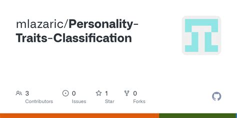 Github Mlazaricpersonality Traits Classification