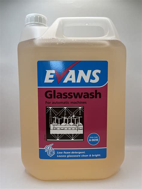 Evans Glasswash 5l Aspire Cleaning Supplies