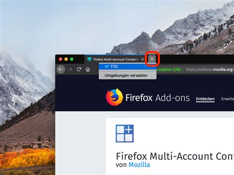Firefox Neuen Tab In Anderem Container Schieb De
