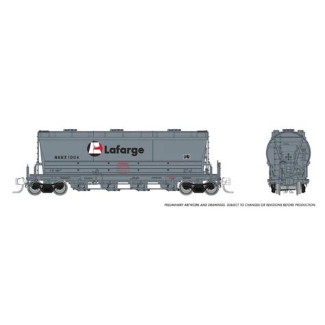 Flexi Flo Hopper Lafarge 1009 N Scale American Trains