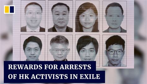 Hong Kong National Security Law Hk 1 Million Bounties For Arrests Of Political Fugitives