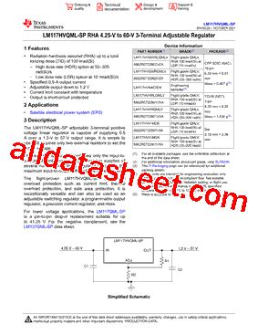 LM QML SP Datasheet PDF Texas Instruments