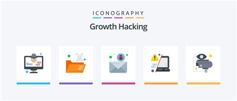 Hacking Flat 5 Icon Pack Including Security Transfer Email Laptop Virus Creative Icons