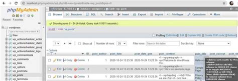 Phpmyadminwpposts It Blog