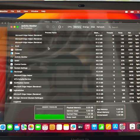 Worried About Swap Memory Usage Even After Moderate Load Rmacbookair