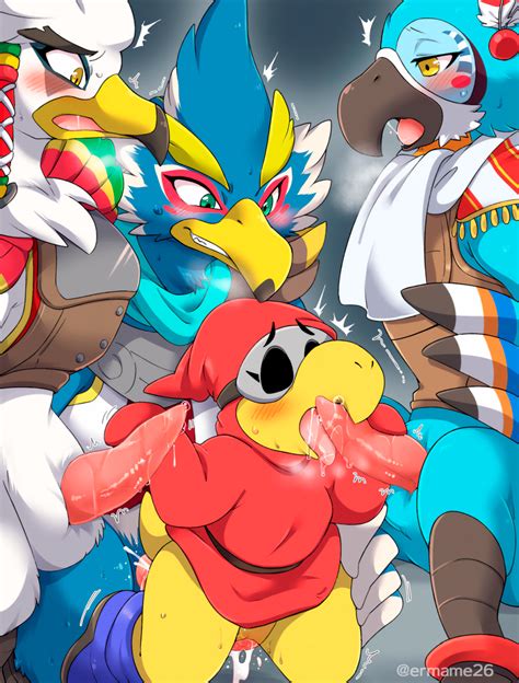 Rule 34 Ambiguous Gender Anal Anthro Avian Balls Bird Blue Body Blue