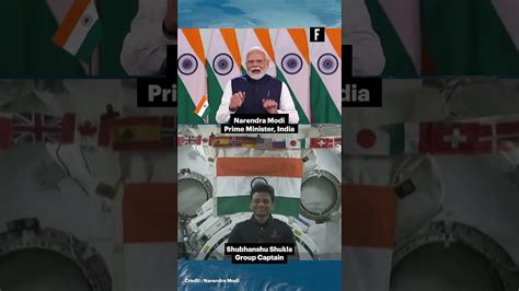 Iss Crew Loved Gajar Ka Halwa Shubhanshu Shukla Tells Pm Modi Fortune India