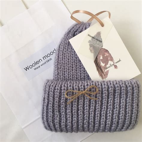 Купить стильная шапка из мохера ручной вязки Мохер Вязание Шапка