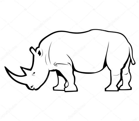 How To Draw Easy Cartoon Rhino At Ricardo Lafayette Blog