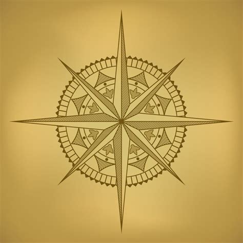 Old Map And Compass Vector 2 Free Vector Download Freeimages