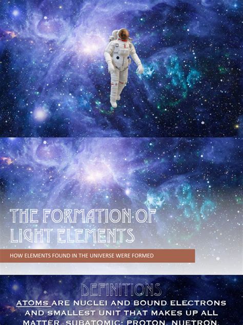 Lesson 1 Nucleosynthesis Pdf