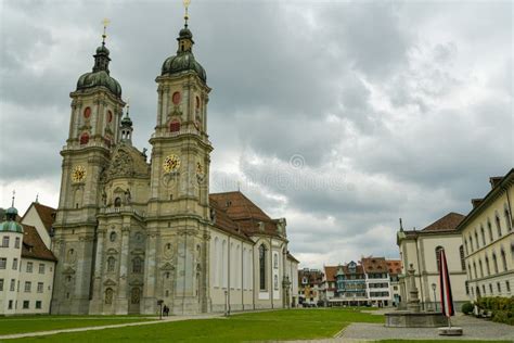 St Gallen Cathedral Close To Historic Abbey In City Of St Editorial