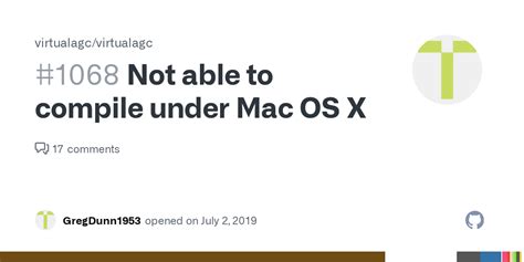 Not Able To Compile Under Mac Os X · Issue 1068 · Virtualagc