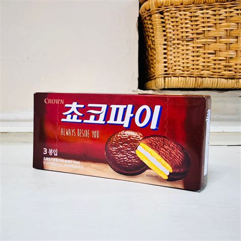 도매콜 ★크라운 쵸코파이 3봉입 105g