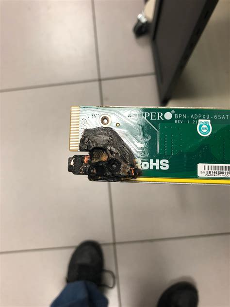 We Were Wondering Why One Of The Nodes At My University S High Performance Computing Cluster