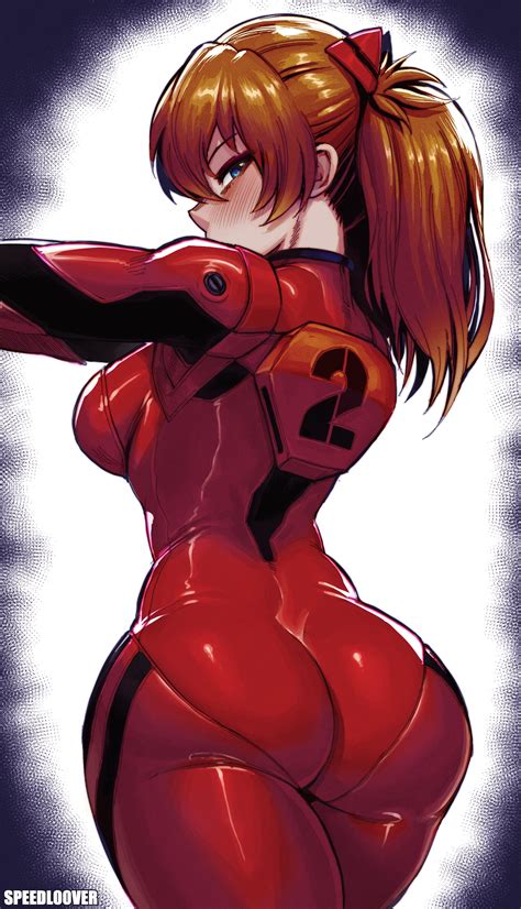 Rule 34 1girls Ass Asuka Langley Sohryu Backside Behind View Big Ass