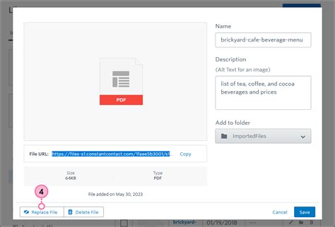 Replace A Document In Your Library