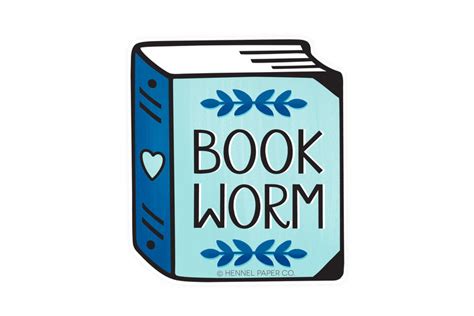 Bookworm Magnet Ts For Bookworms Hennel Paper Co