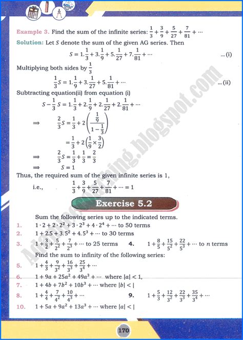 Adamjee Coaching Miscellaneous Series Unit 5 Maths Class 11th Text Book