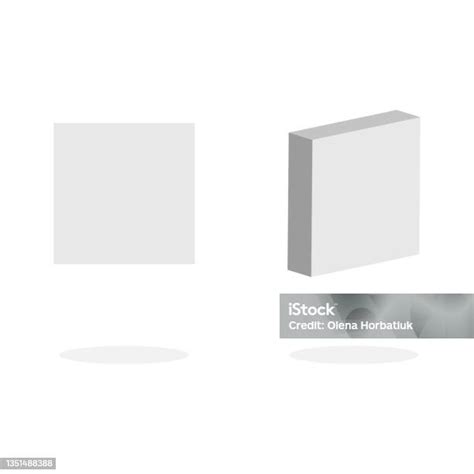 플랫 빈 상자 세트 디자인용 템플릿입니다 벡터 일러스트레이션 0명에 대한 스톡 벡터 아트 및 기타 이미지 0명 3차원 형태 가리기 Istock