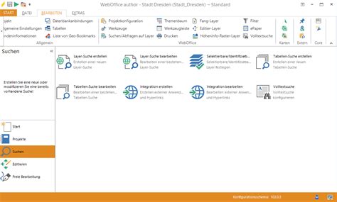 Weboffice Author Stapelmenü Und Assistenten