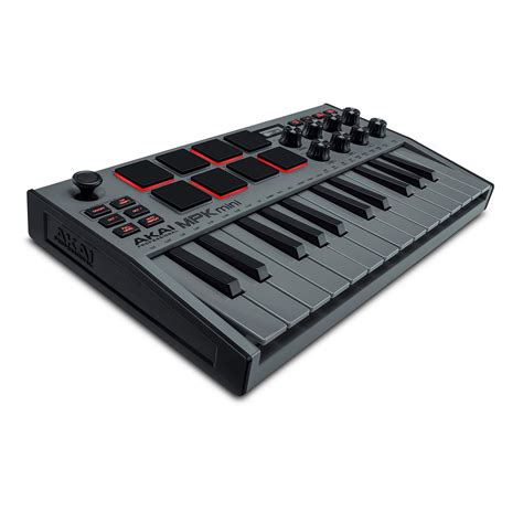 Buy Akaiprofessional Mpk Mini Mk3 25 Key Usb Midi Keyboard Controller With 8 Backlit Drum Pads